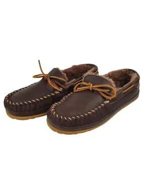 L.L. Bean | Shoes | Ll Bean Mens Wicked Good Brown Moosehide Moccasins ...